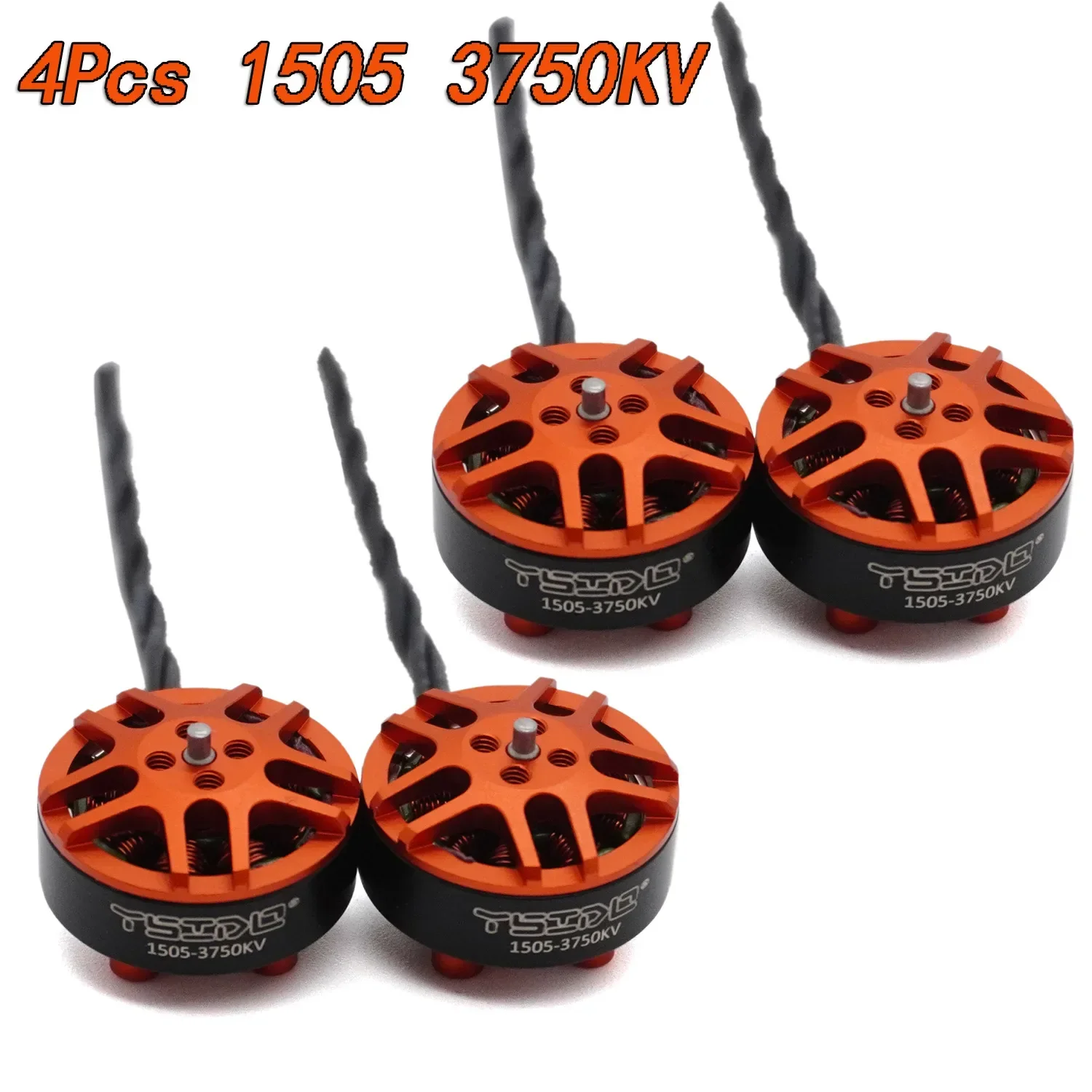 4Pcs1Pcs YSIDO 1505 Motor sin escobillas 2650KV 3750KV 3-6S Lipo 1,5mm ...