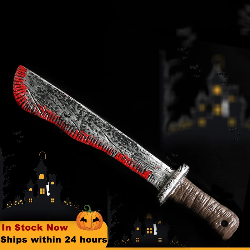 Halloween Bloody Knife Party Toys DIY Props Decoration Ghost Festival ...