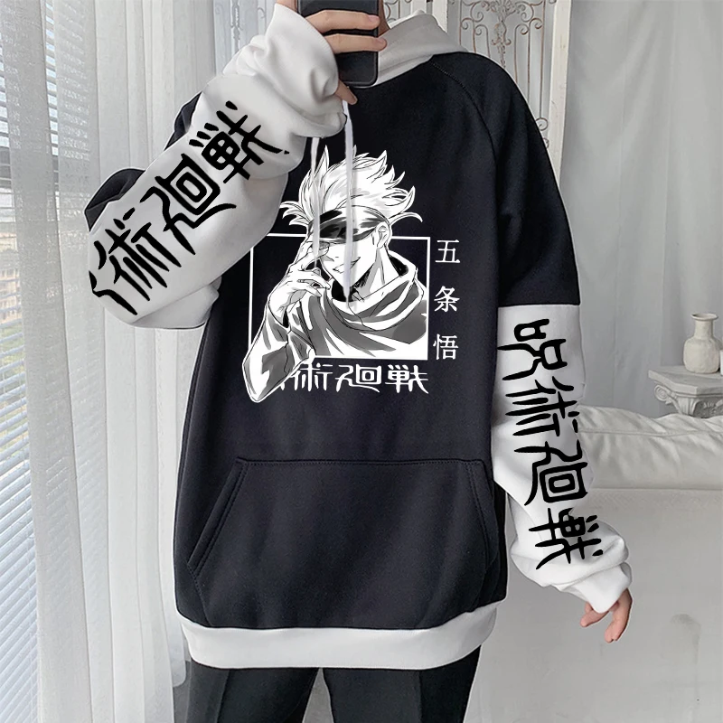 Japanese-Anime-Jujutsu-Kaisen-Gojo-Satoru-Men-Clothes-Hooded ...