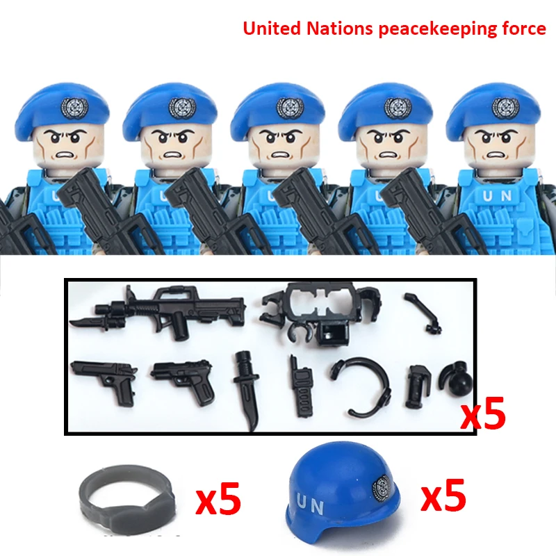 United-Nations-Peacekeeping-Force-Army-Buidling-Blocks-Military-Special ...