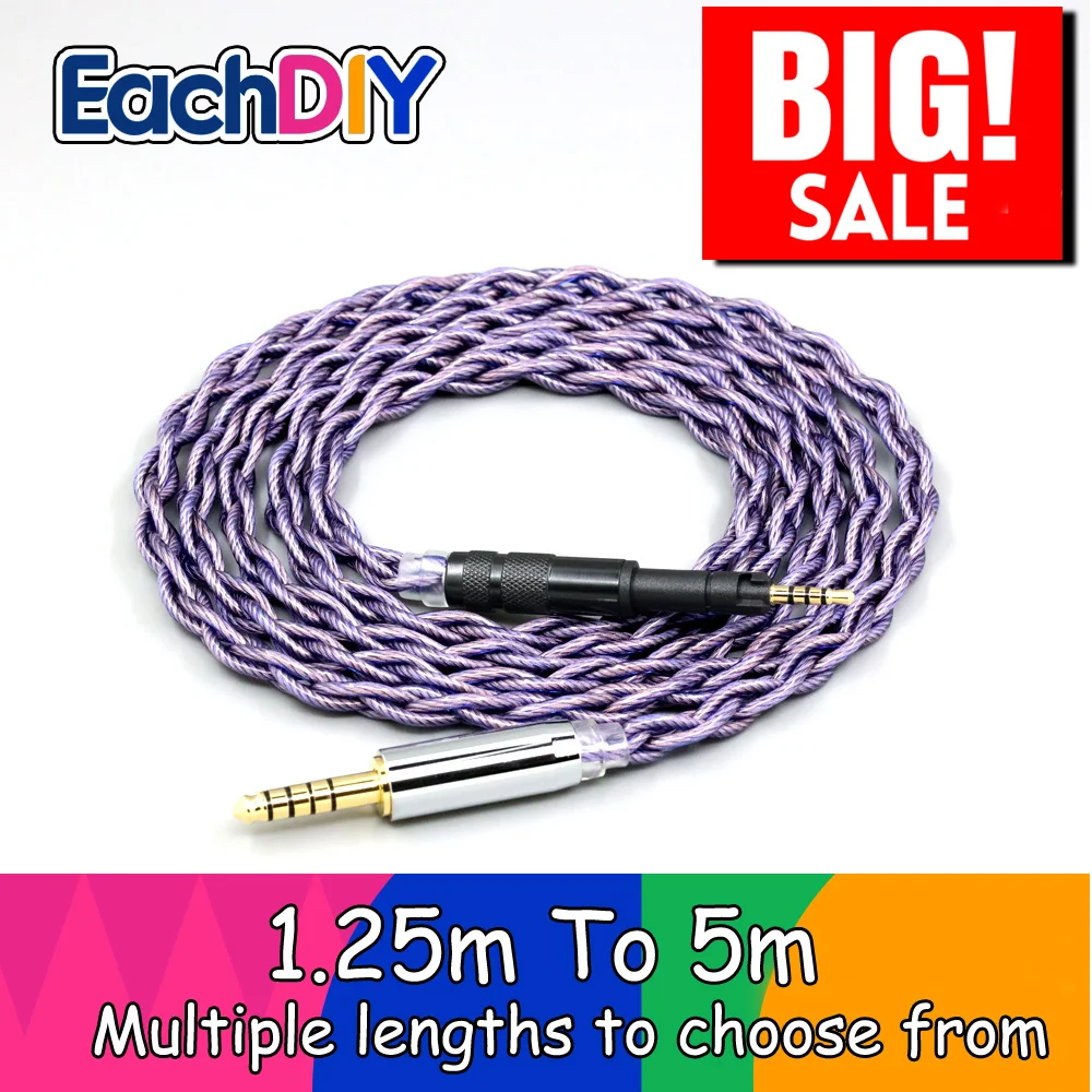 Type2 1.8mm 140 cores litz 7N OCC Earphone Cable For Neumann ndh 20 30 ...