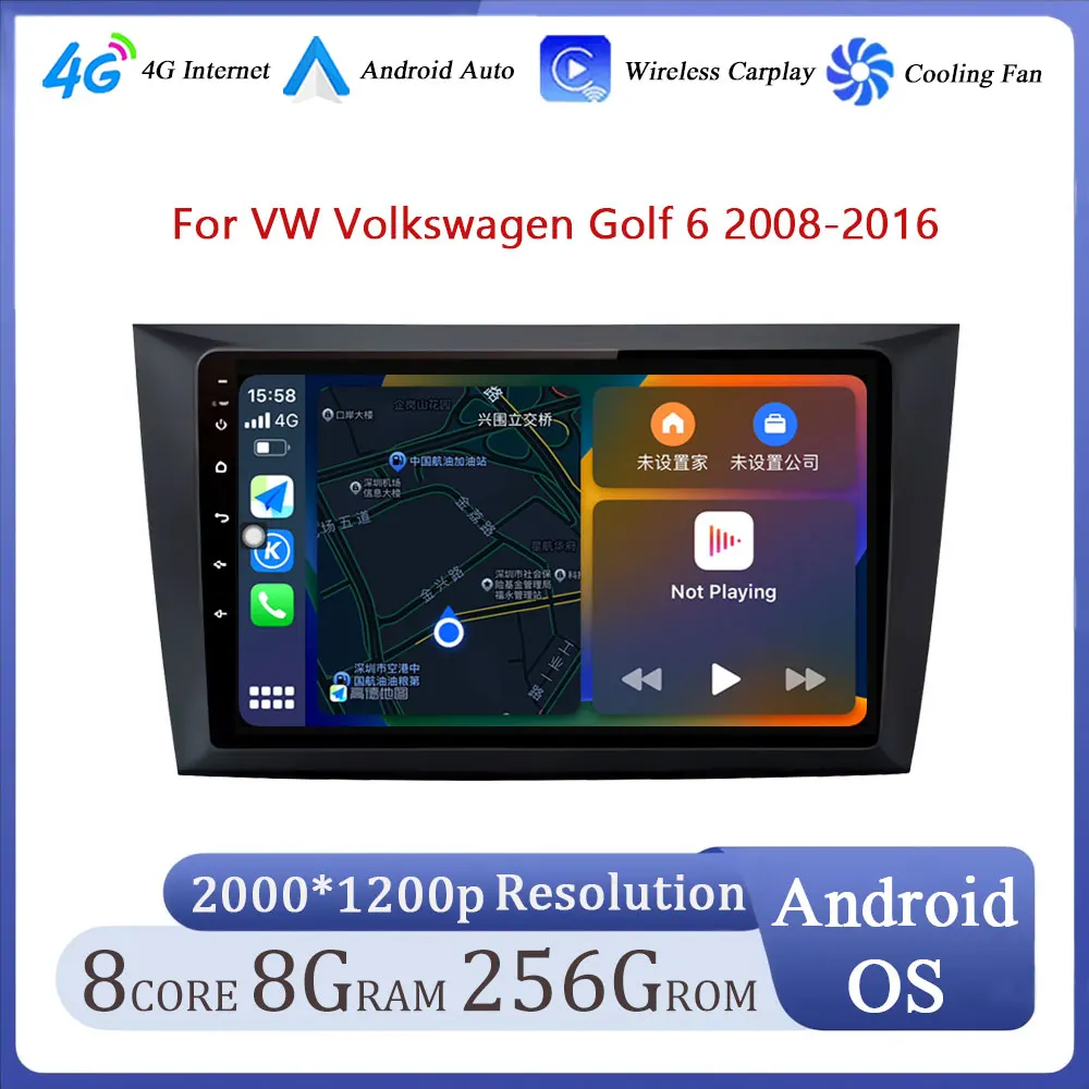 Android-os-f-r-vw-volkswagen-golf-6-2013-2018-Autoradio-Multimedia ...