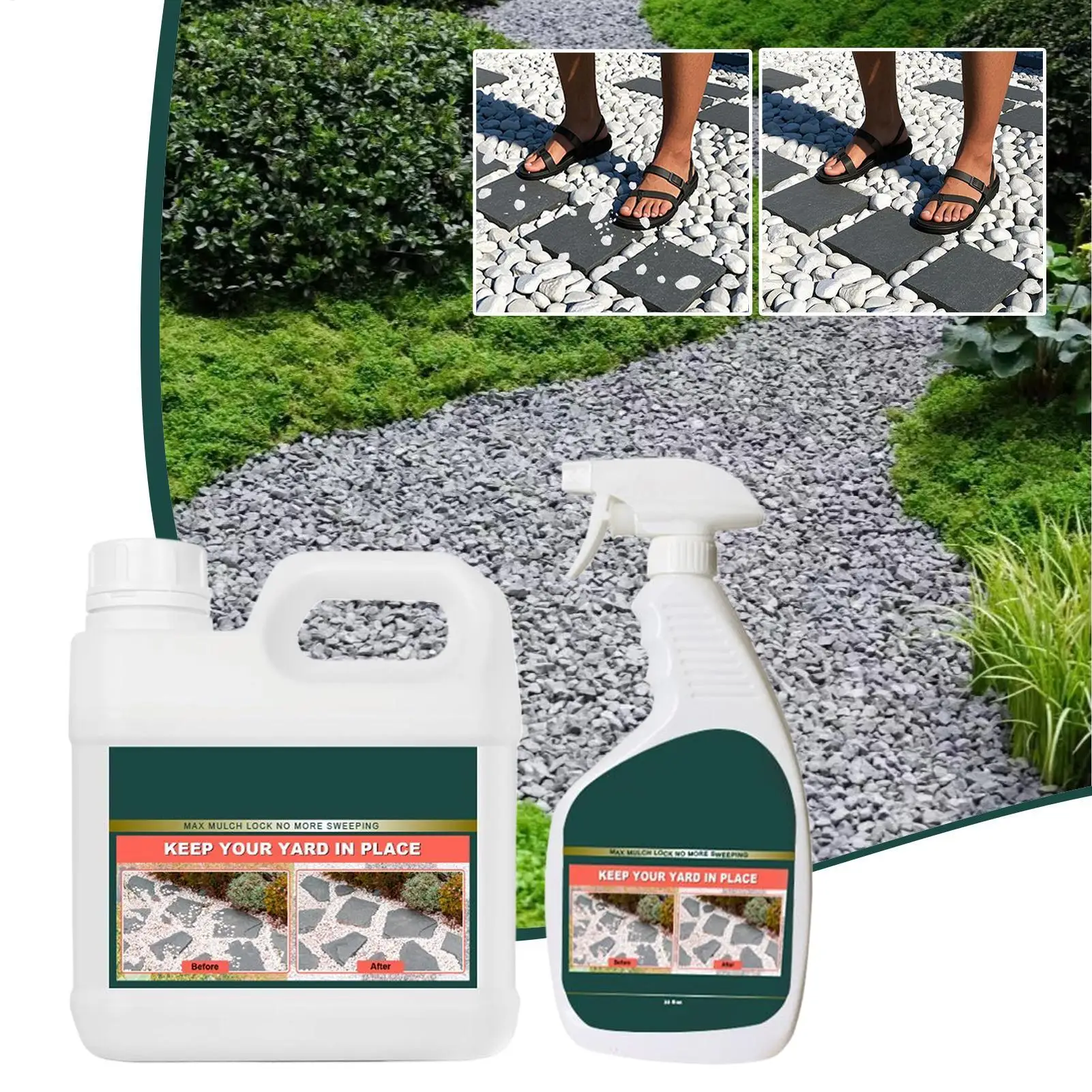 Rock Glue Strong Stone Adhesive Gravel Binder Invisible Bonding Agent ...