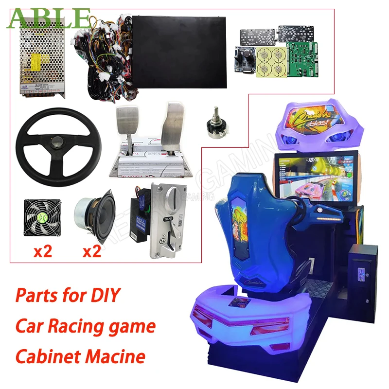 Dynamic-Racing-Arcade-Game-Machine-DIY-Full-Kit-Coin-Operated-Video ...