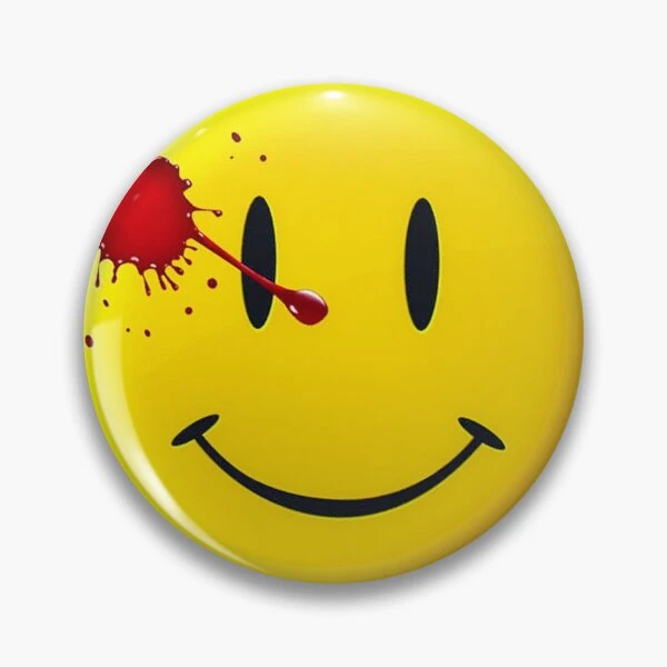 Watchmen Smiley Face Button