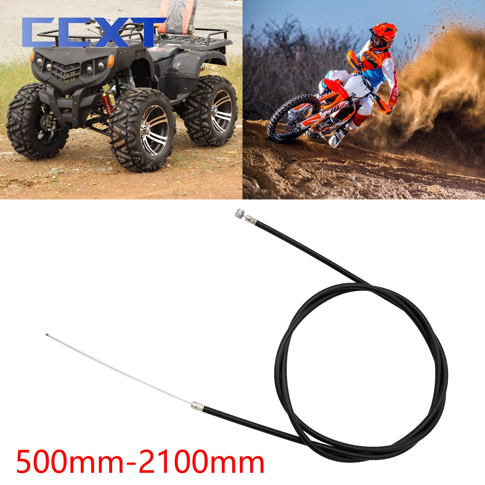 500mm-To-2100mm-Brake-Cable-Length-For-Kart-Buggy-ATV-Electric-Scooter ...