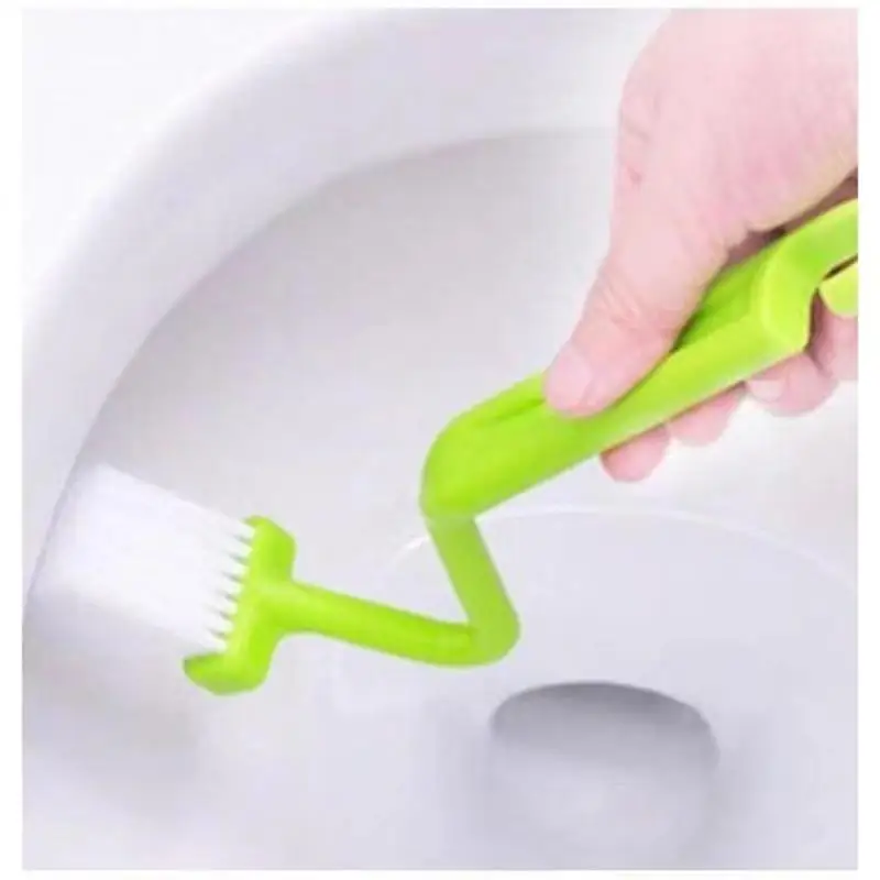 3-Colors-Creative-S-shaped-Toilet-Brush-Bathroom-Curved-Brush-to-Clean ...