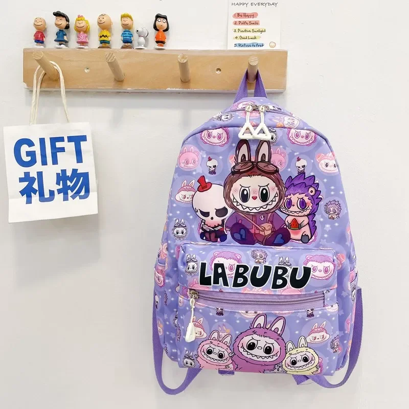 Nueva mochila de gran capacidad para guardería Labubu, mochila para ...