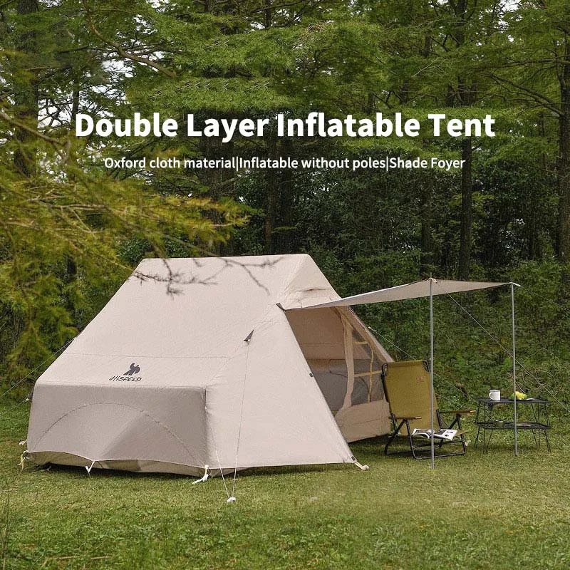 Double-Inflatable-Tent-Outdoor-Camping-Portable-Folding-Rainproof ...