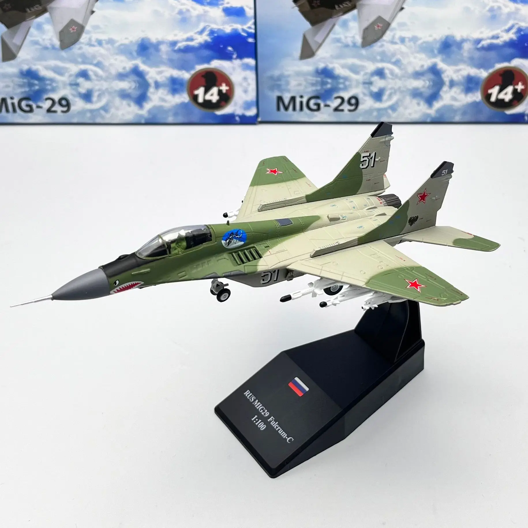 Scale-1-100-Fighter-Model-US-MIG-29-Fulcrum-Military-Aircraft-Replica ...