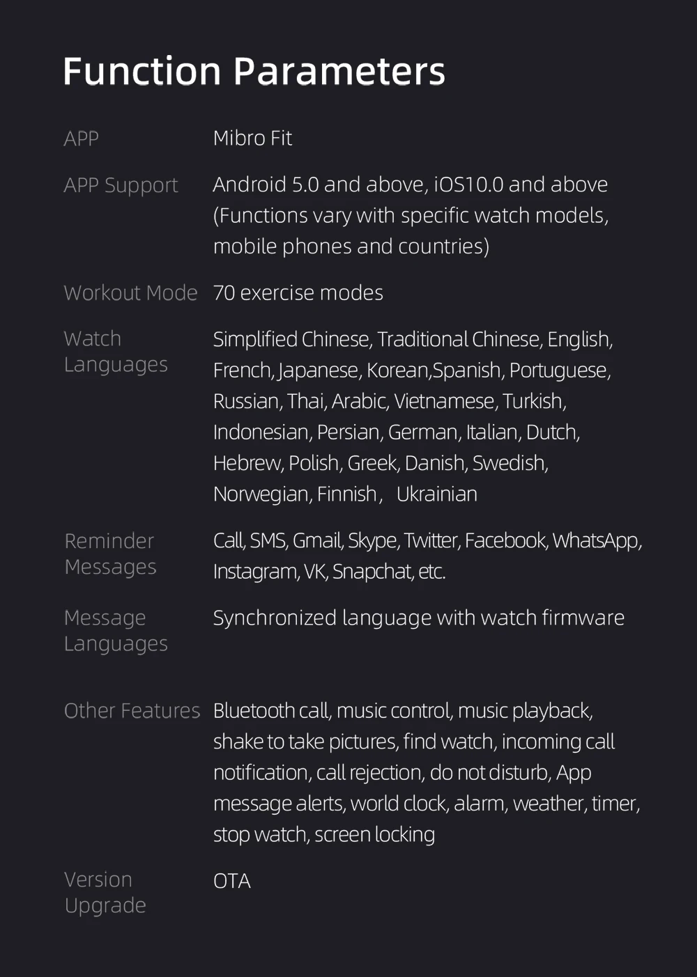 MIBRO Smartwatch Mibro Watch A2 Negro | falabella.com