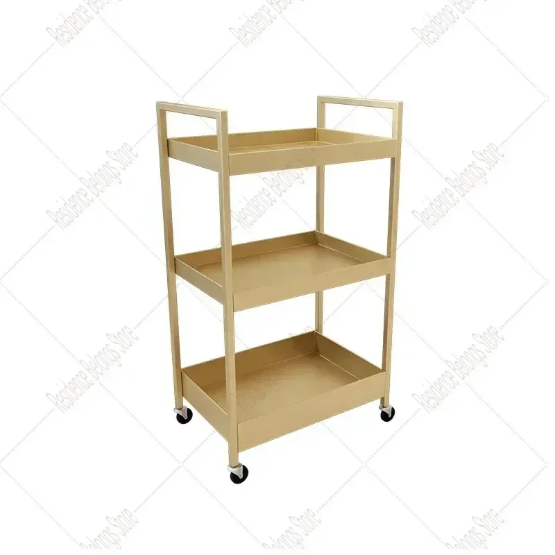Gold-Organizer-Cart-Multi-Layer-Tool-Trolley-Living-Room-Snack-Storage ...
