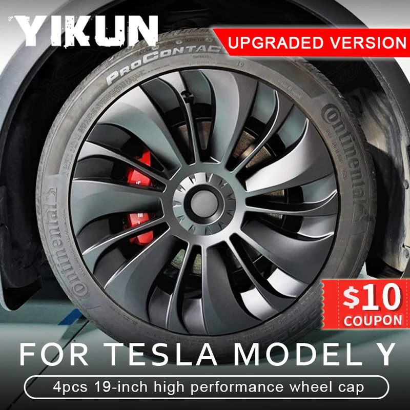 4pcs For Tesla Model Y Hub Cap Original Car Replacement Wheel Cap 19 20 ...