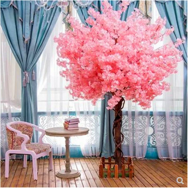 Simulation Tree, Peach Blossom Tree, Fake Wishing, Large Indoor ...
