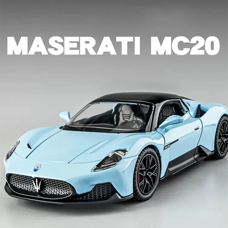 Large 1/22 Maserati Mc20 Sport Car Alloy Model Car Diecast Metal Scale ...