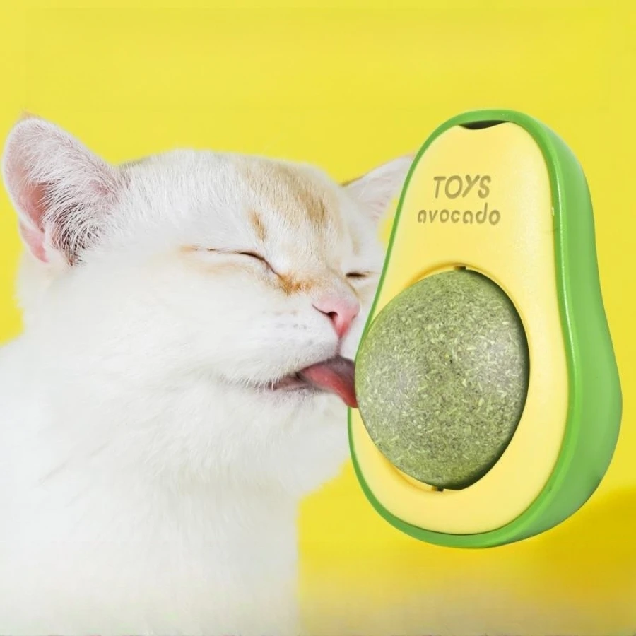 Pet-Toy-Can-Be-Rotated-Fun-Self-hey-Catnip-Cat-Toy-Avocado-Shape-Catnip ...