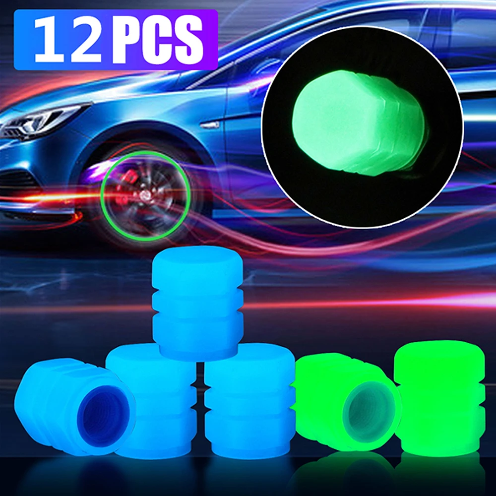 AQTQAQ-Luminous-Tire-Valve-Stem-Caps-4-8-12-PCS-Glow-Tire-Air-Cap ...