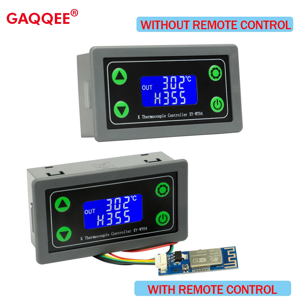 Controlador de temperatura Digital LED DC6-30V, termostato alto remoto WIFI, instrumento de ...
