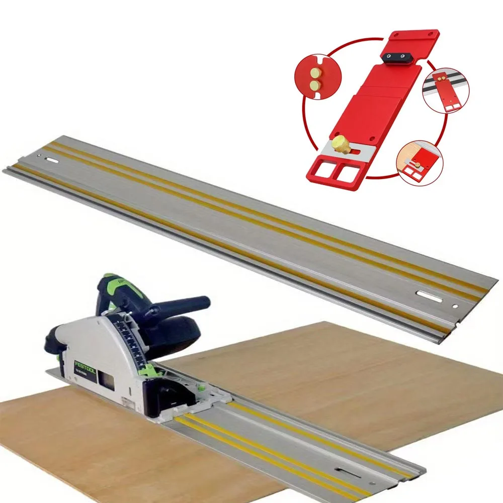 600-1400mm Track Saw Track Guide Rail Aluminum Extruded Guided Rails ...
