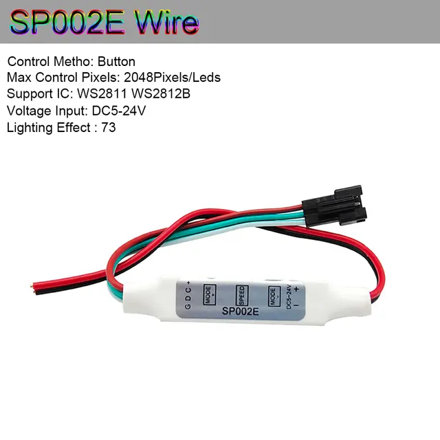 WS2811 WS2812B Controller Bluetooth/WIFI/Music WS2812 Smart RGB Led ...