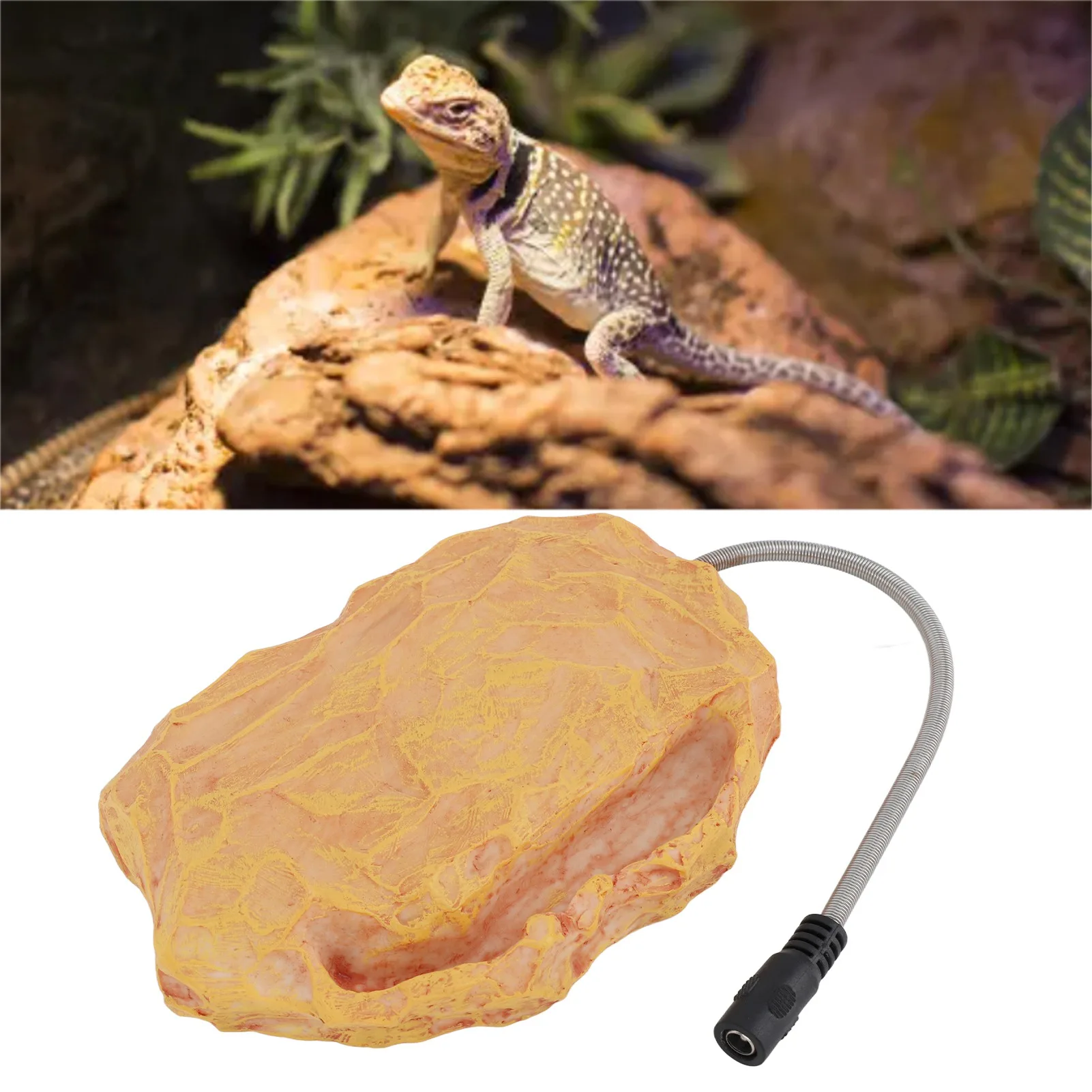 Reptile-Heat-Rock-Temperature-Controlled-Heating-Rock-Heater-for-Lizard ...