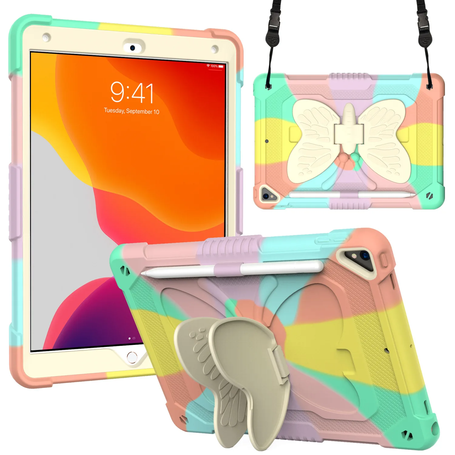Soft-Colorful-Silicone-Tablet-Cover-for-Ipad-Case-Silicon-Stand-Holder ...