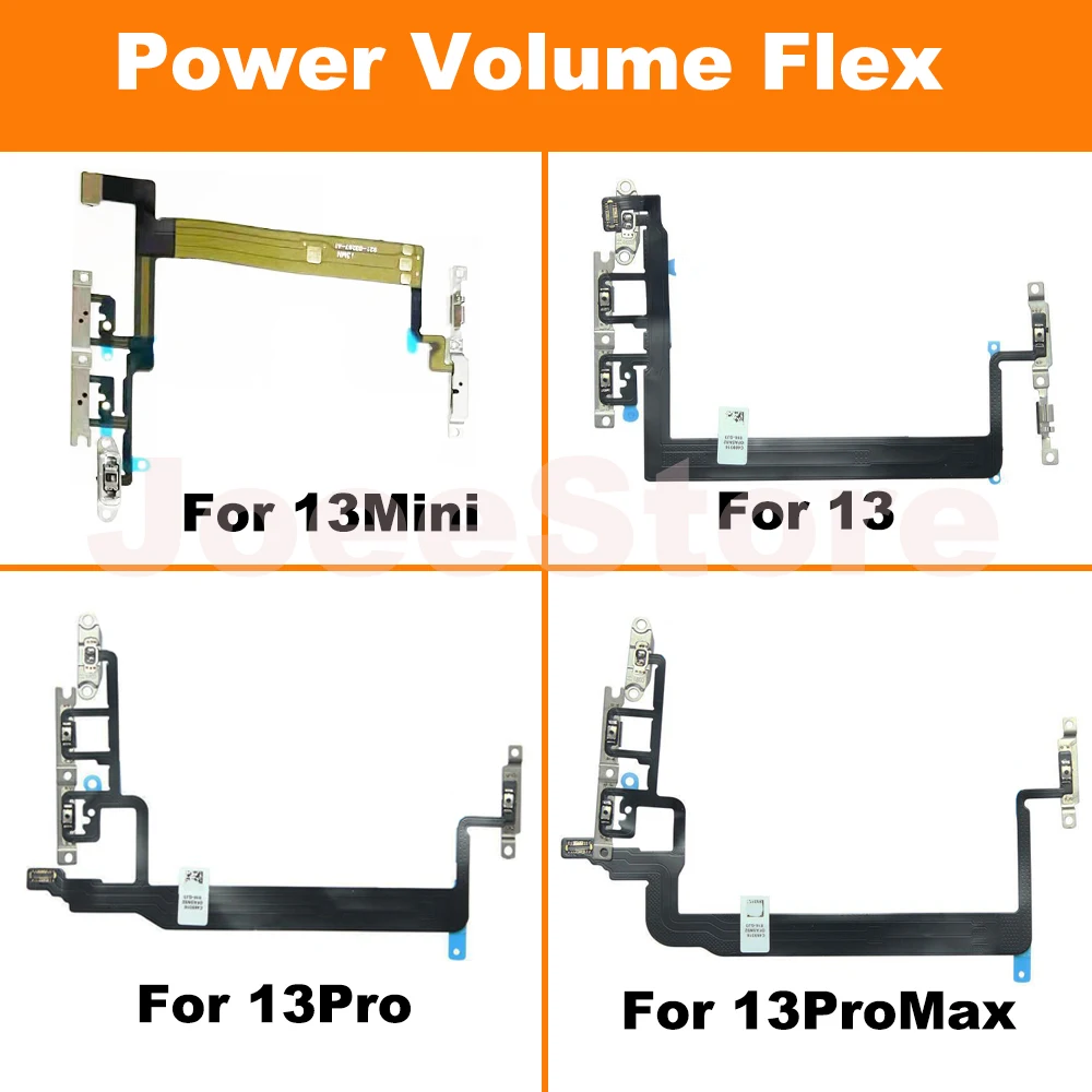 Power Volume Flex Cable for iPhone 13 13Pro 13ProMax 13Mini Side Power ...
