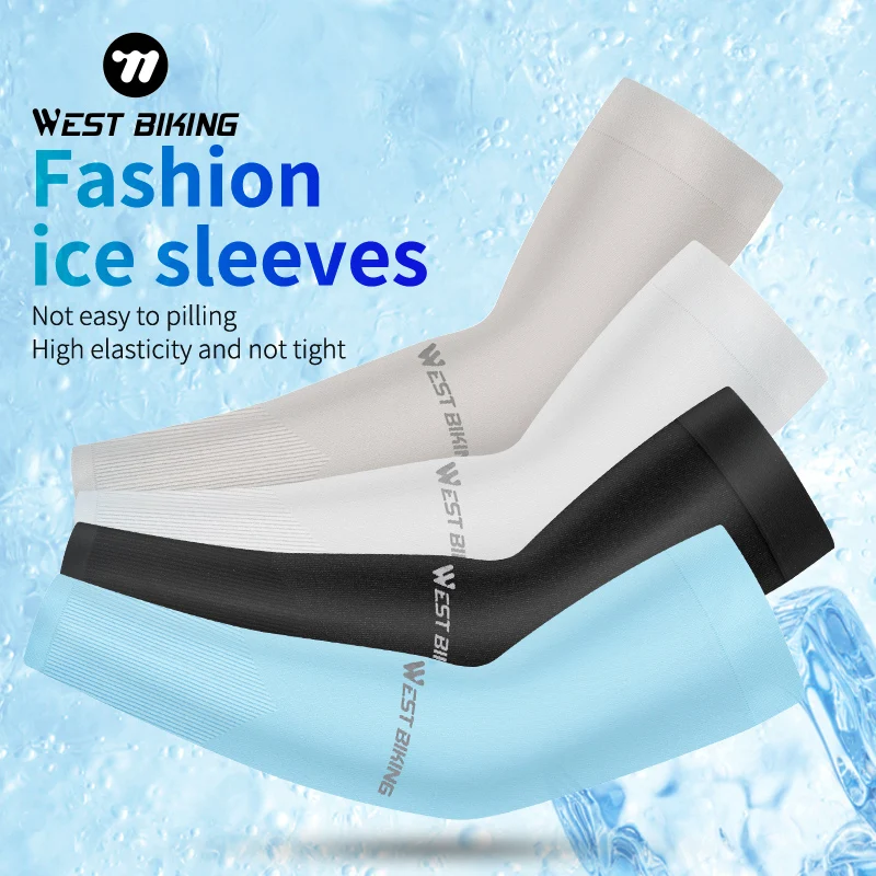 WEST-BIKING-UV-Solar-Arm-Sleeves-Woman-Men-Cycling-Sleeves-Cool-Summer ...