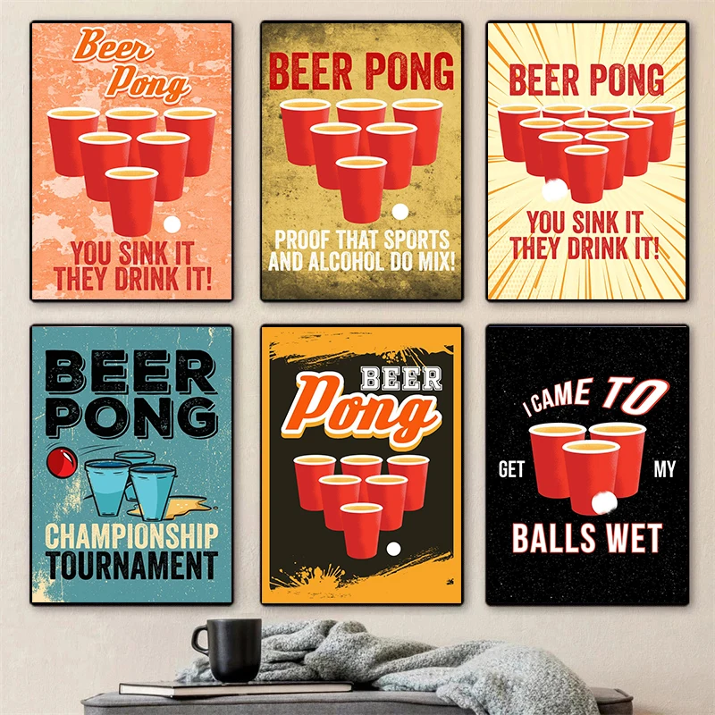 Beer Pong Poster