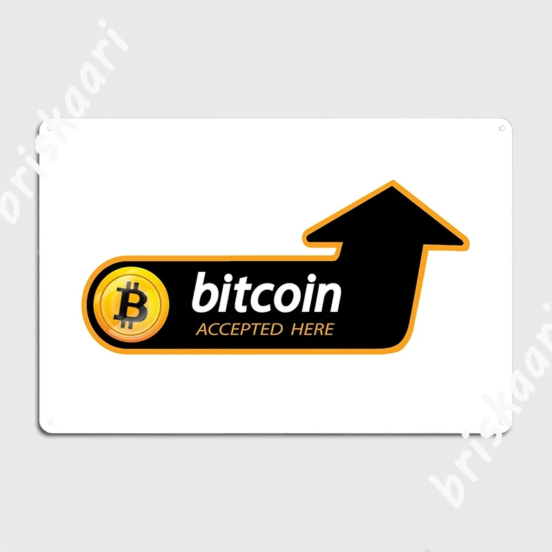 Bitcoin Accepted Here Sign