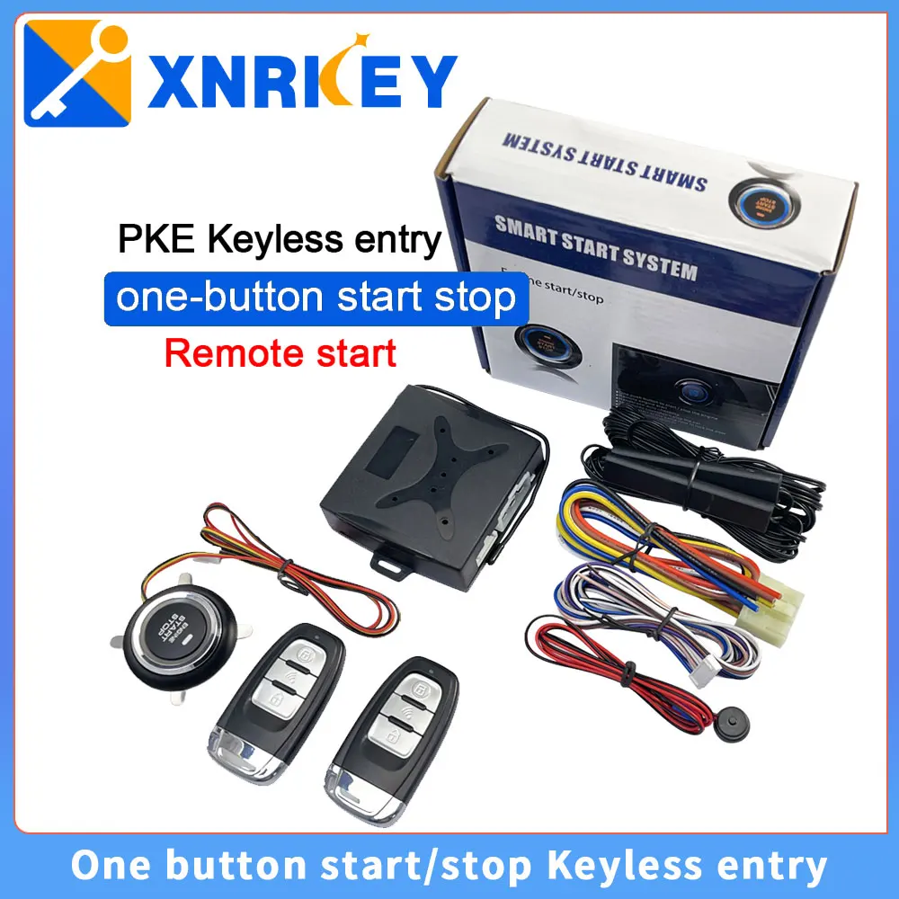 Universal-Auto-start-Stop-Keyless-Entry-Engine-start-alarm-System-Push ...