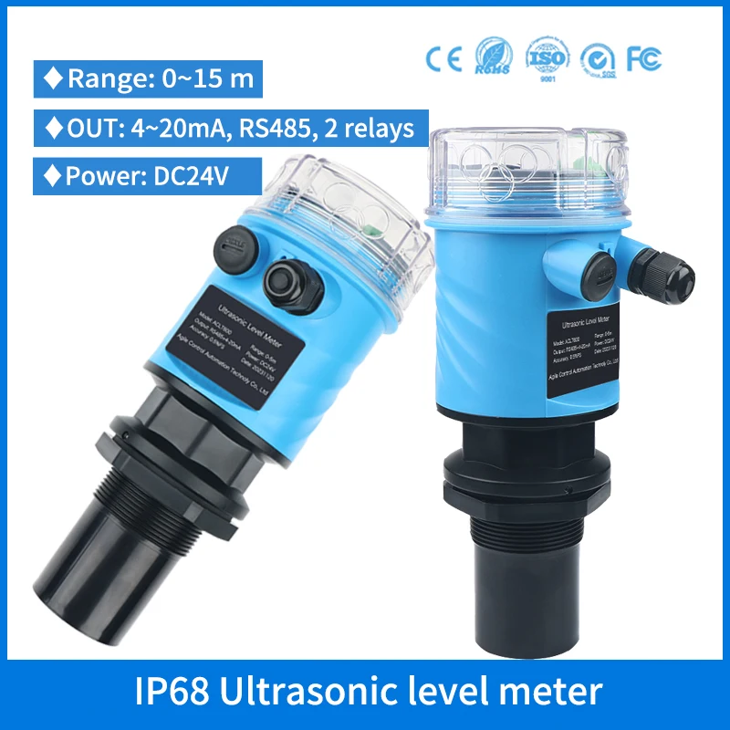 IP68-3m5m10m-4-20mA-RS485-2-Relays-Ultrasonic-Level-Sensor-Meter-Fuel ...