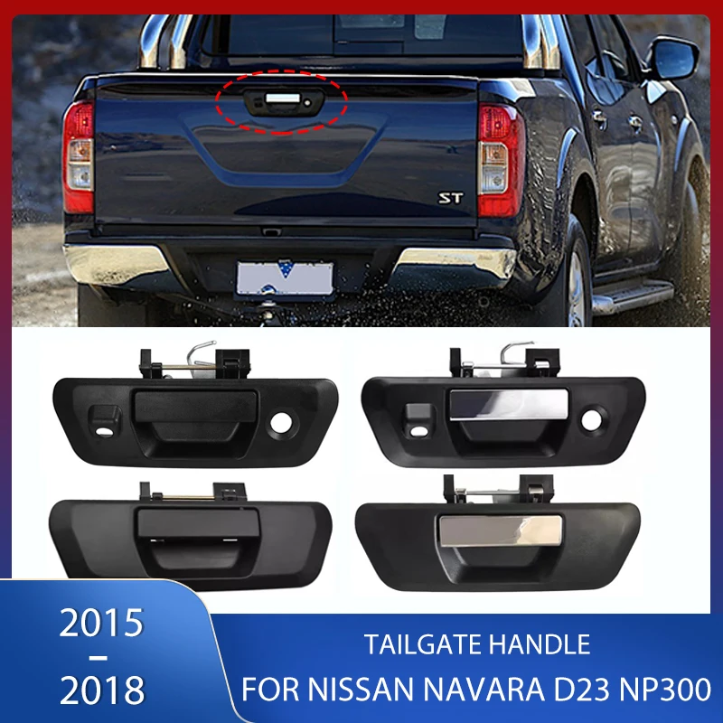 Rear Tailgate Trunk Tailgate Door Handle Cover With Camera Hole key ...