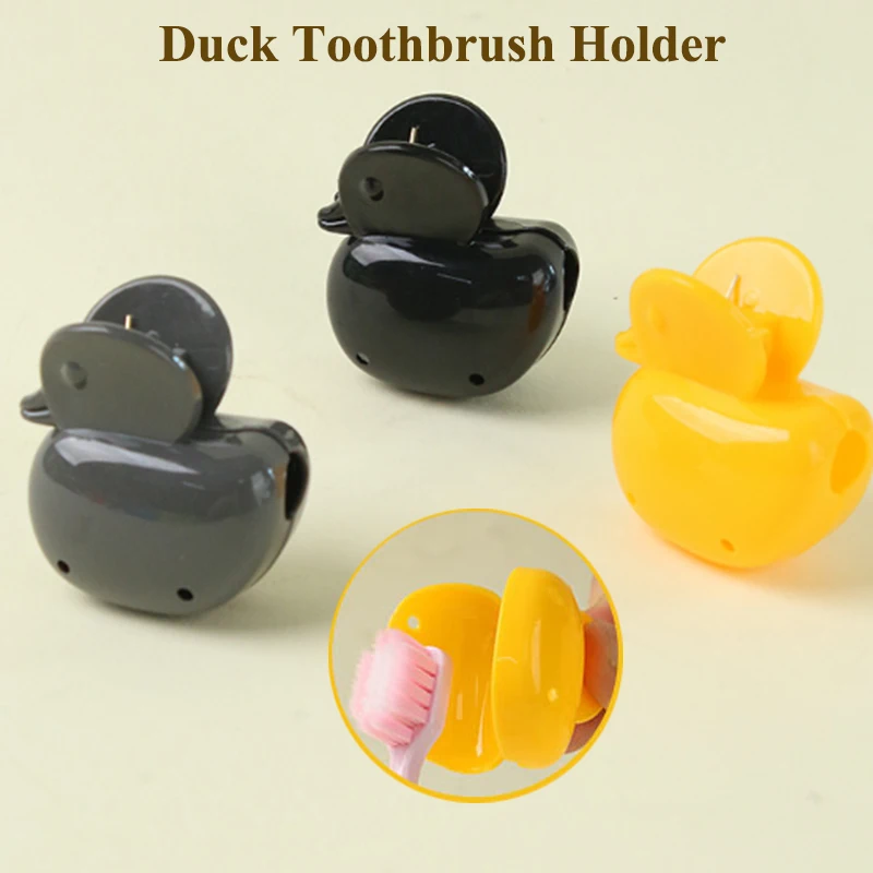 Duck Toothbrush Holder Reusable .Toothbrush Protector Portable Travel ...