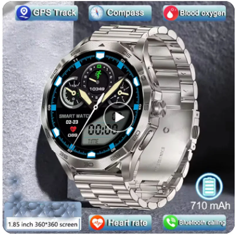 Smartwatch-Men-s-Watch-360-360-HD-Color-Screen-Bluetooth-Talk-Heart ...