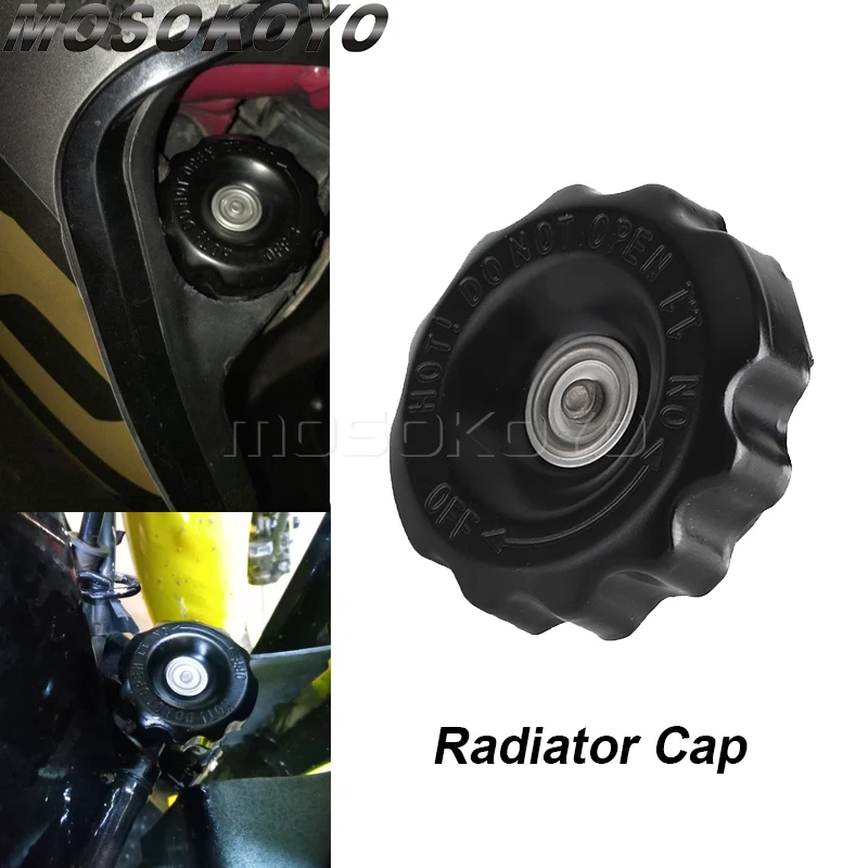 1.1 Bar Motorcycle Radiator Cap Cover Design Universal For Honda Suzuki ...
