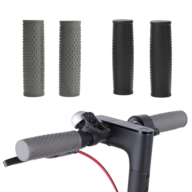 1-Pair-Rubber-Handlebar-Grip-Anti-Slip-Ergonomic-Comfortable-Electric ...