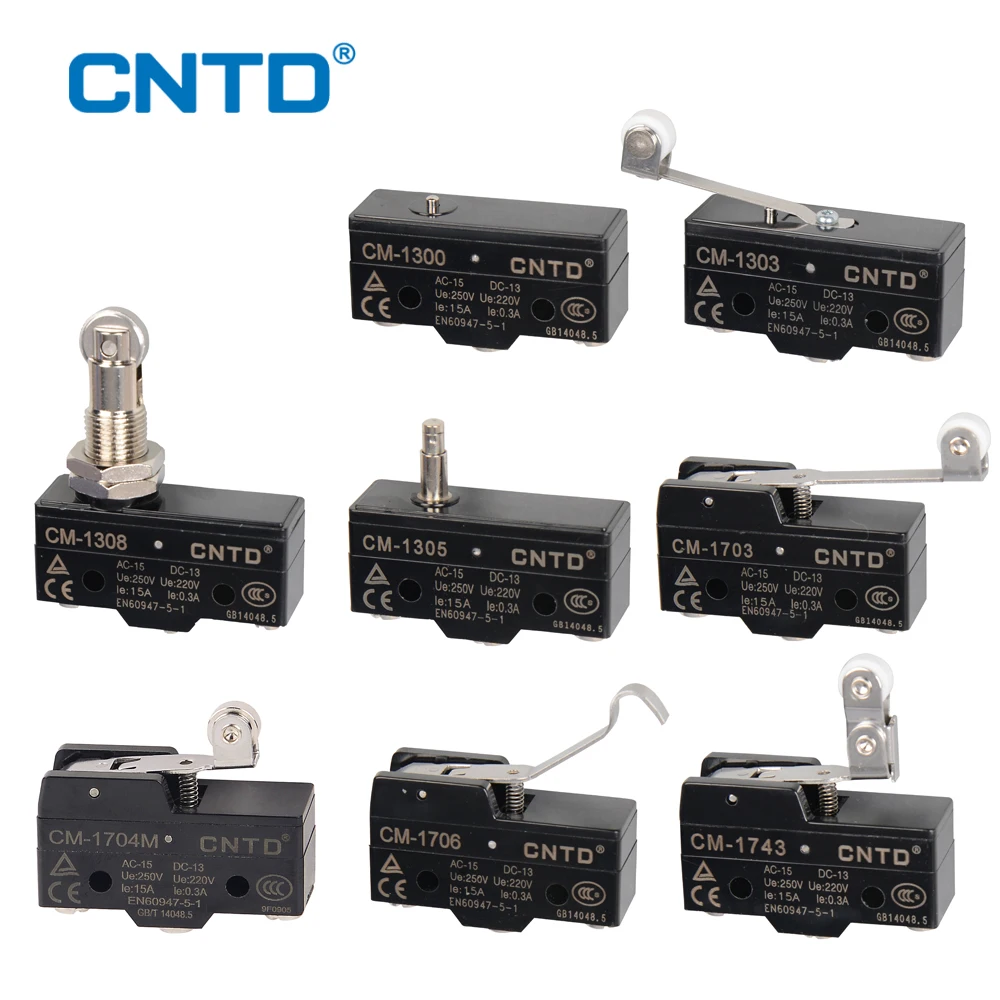 CNTD-Horizontal-Limit-Switch-CM-1-Series-Micro-Switch-With-Roller ...