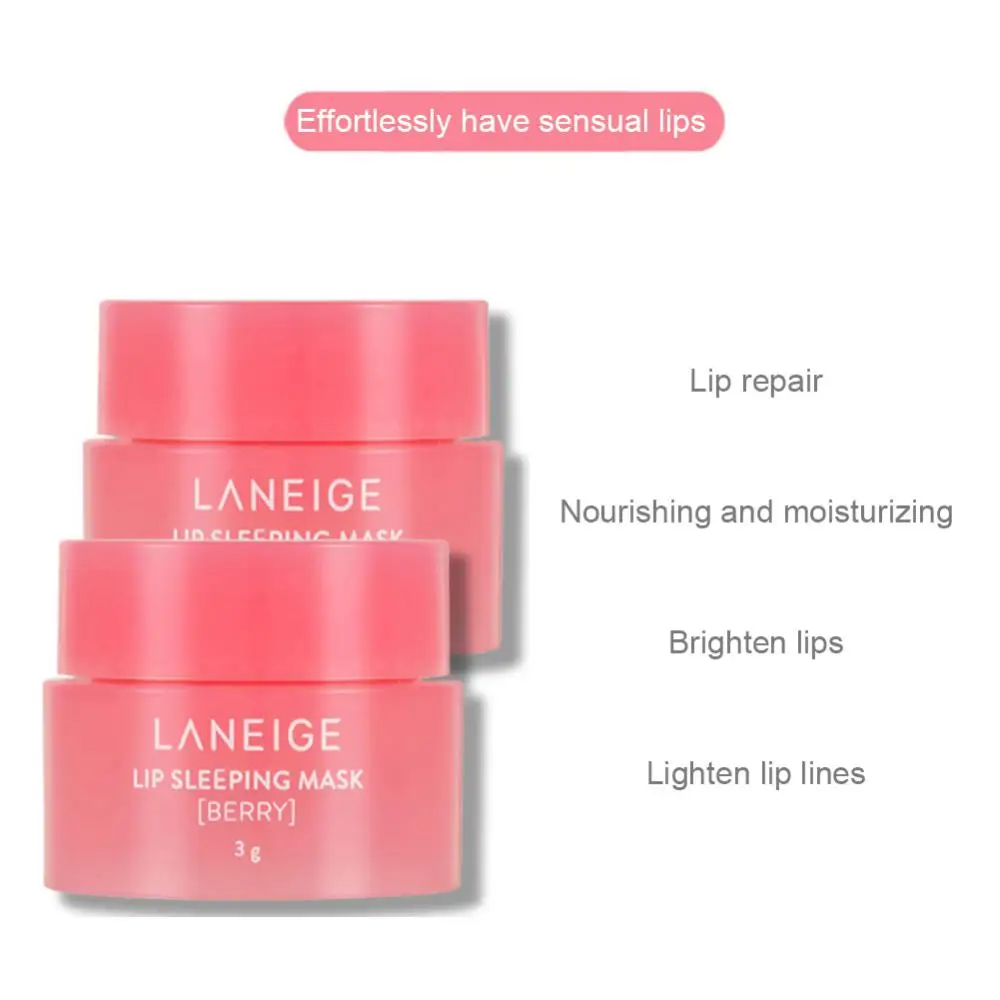 1pcs-Baume jour et nuit pour soin des lèvres, baume de nuit, hydratant ...