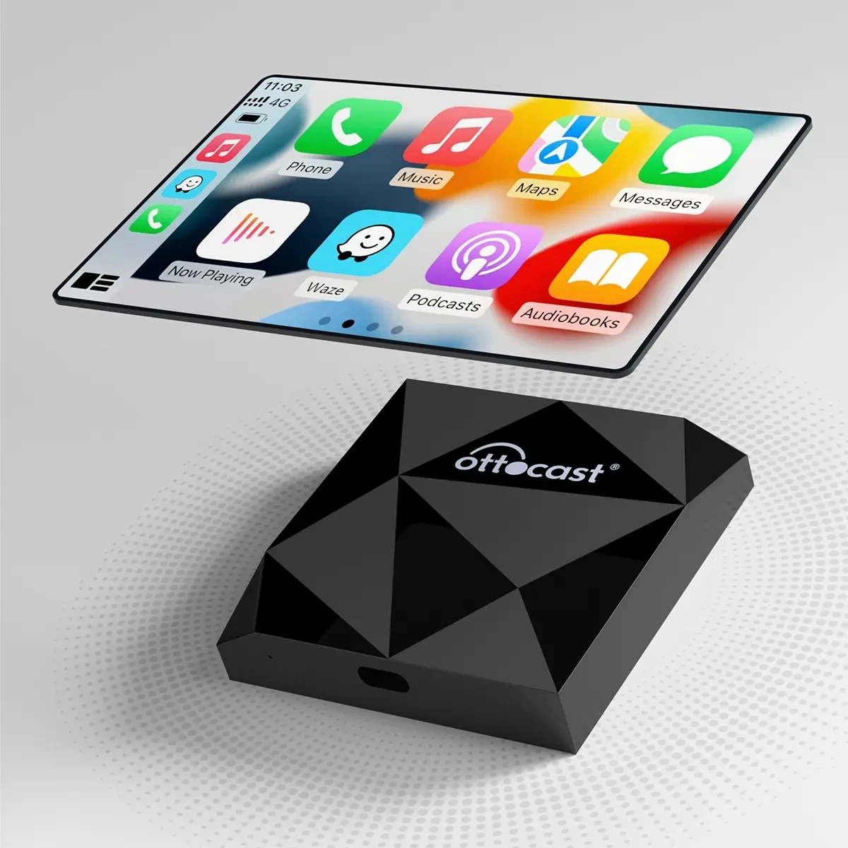 Ottocast-adaptador-inal-mbrico-Apple-CarPlay-U2Air-para-coche-caja-de-juego-Dongle-accesorios ...