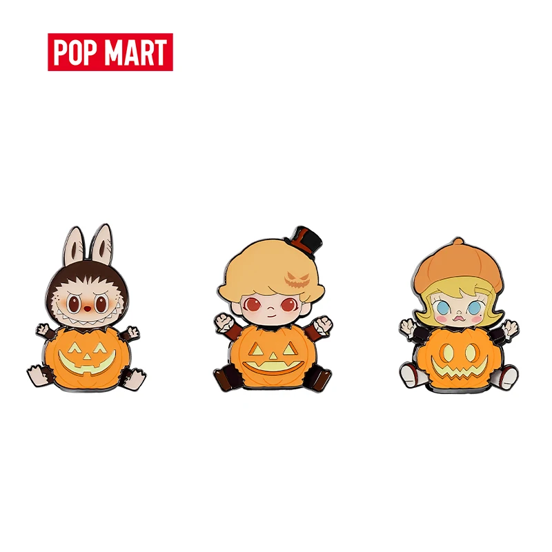 POP MART Happy Halloween Party Series - Pumpkin Fridge Magnet Badge ...