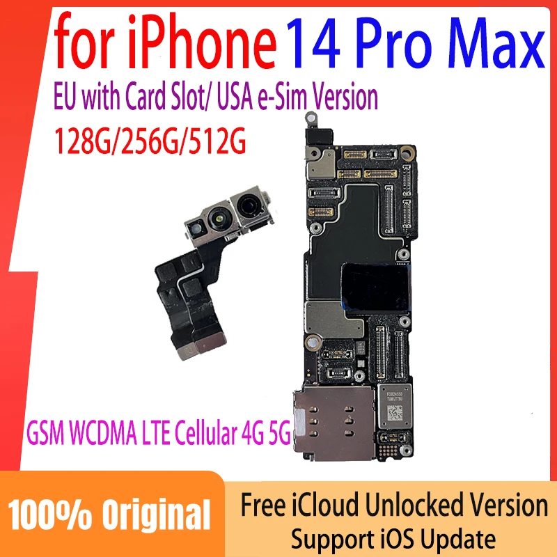 USA-e-Sim-Version-Motherboard-for-iPhone-14-Pro-Max-Mainboard-with-Face ...