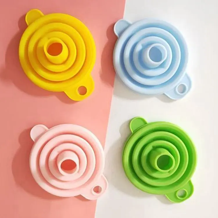 1Pcs-Silicone-Collapsible-Foldable-Funnel-Household-Kitchen-Cooking ...