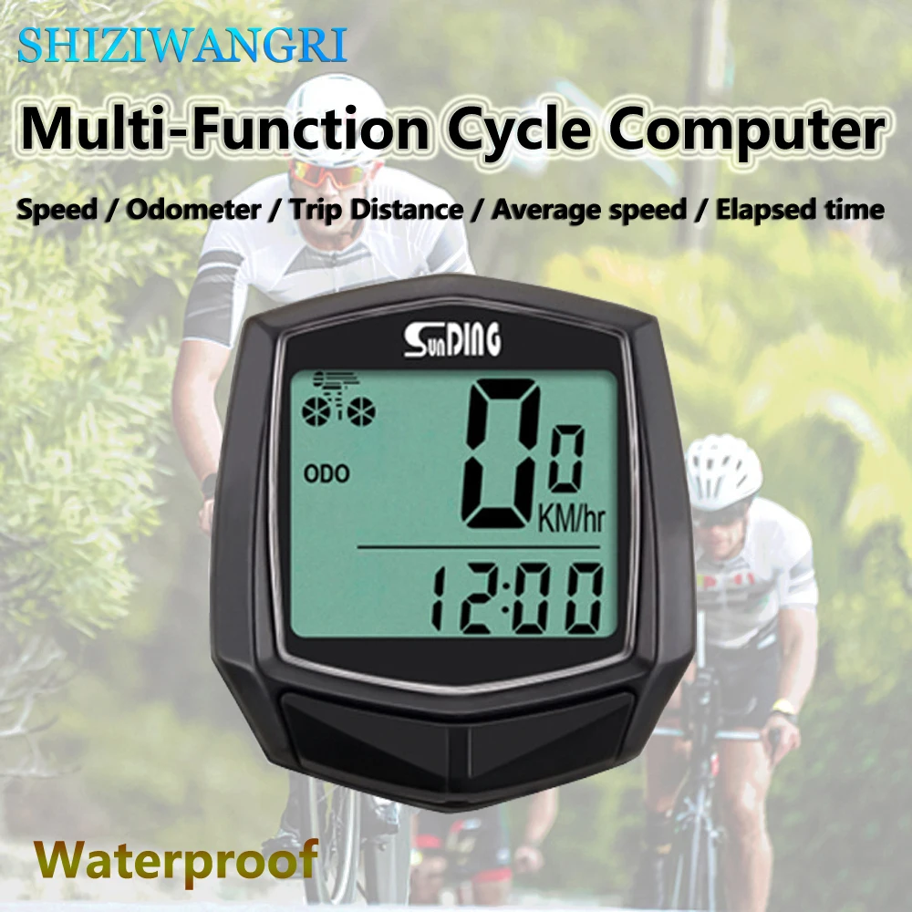 1PC-LCD-Digital-Bike-Computer-Display-Bicycle-Odometer-Speedometer-Cycling-Wired-Stopwatch ...