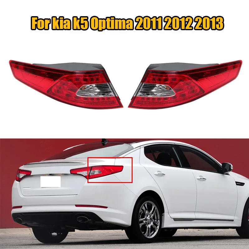 For-kia-k5-Optima-2011-2012-2013-LED-Outside-Tail-Light-Rear-Stop ...