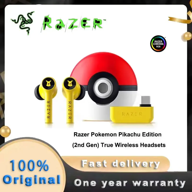 Razer-Pokemon-Pikachu-Edition-HyperSpeed-True-Wireless-Auriculares ...