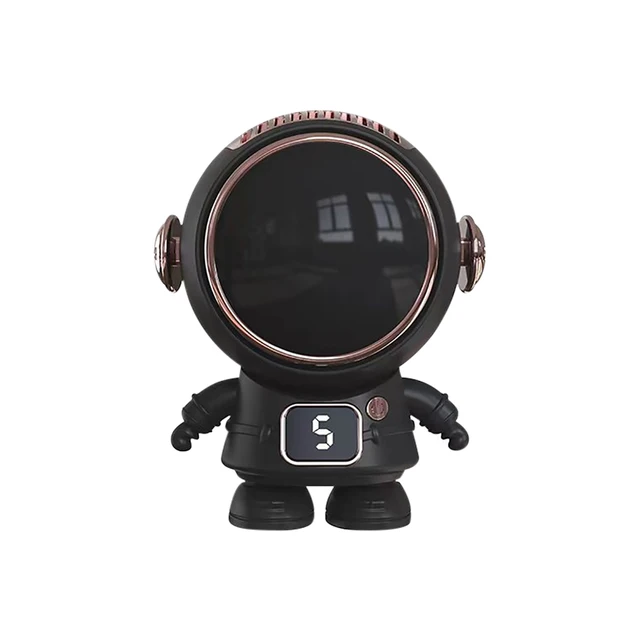 Astronaut Handheld Mini Cute Fan USB Rechargeable Bladeless Spaceman ...