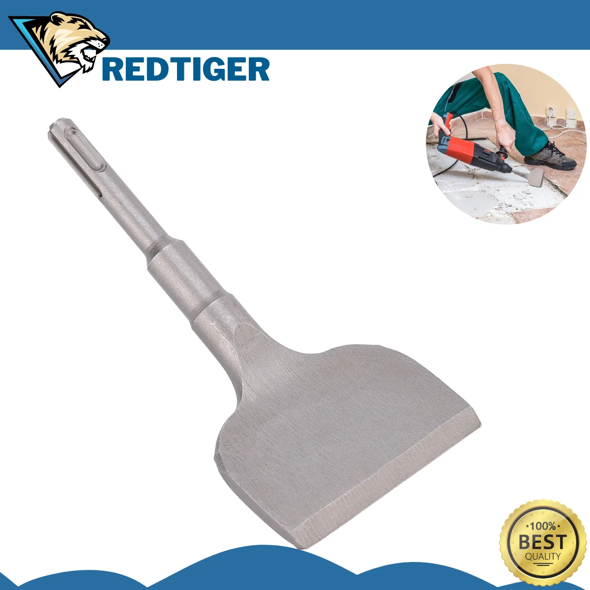 SDS 플러스 타일 끌, 15 ° 각도, 시멘트 카바이드, 전문 도구, 넓은 크랭크, 구부러진 타일 제거 끌 ...