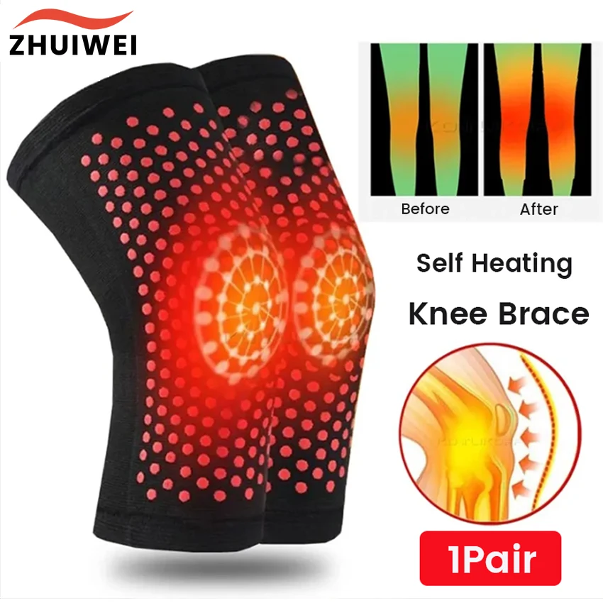 1Pair-Self-Heating-Support-KneePad-Knee-Brace-Warm-for-Arthritis-Joint ...