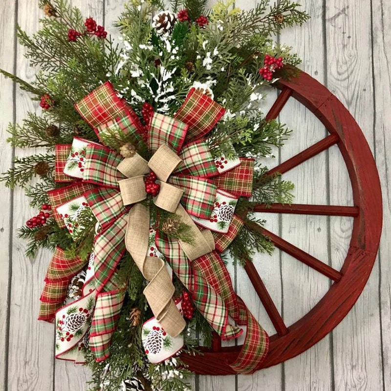 Christmas-Wreath-With-Christmas-Pine-Cone-Pine-Needle-Merry-Christmas ...